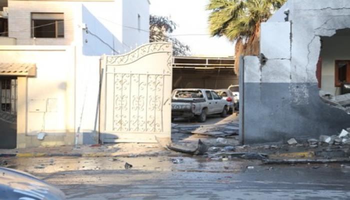 وكالة الأنباء الليبية ألبوم الصور استهداف مركز شرطة زاوية الدهماني