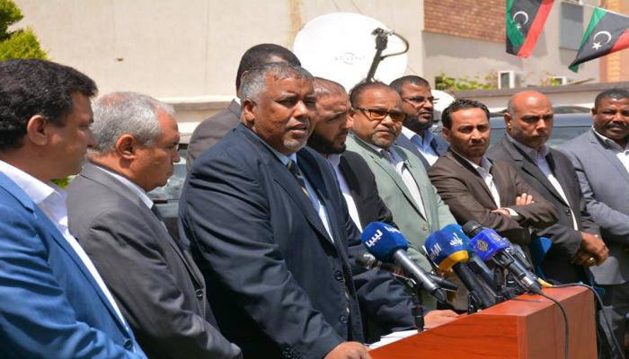 وكالة الأنباء الليبية ألبوم الصور اجتماع وزير الحكم المحلي مع عمداء