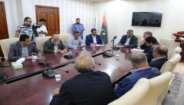 وكالة الأنباء الليبية ألبوم الصور اجتماع وزير الحكم المحلي مع عمداء
