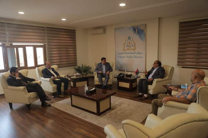 وكالة الأنباء الليبية رئيس ديوان المحاسبة يتطلع على مشاكل واحتياجات