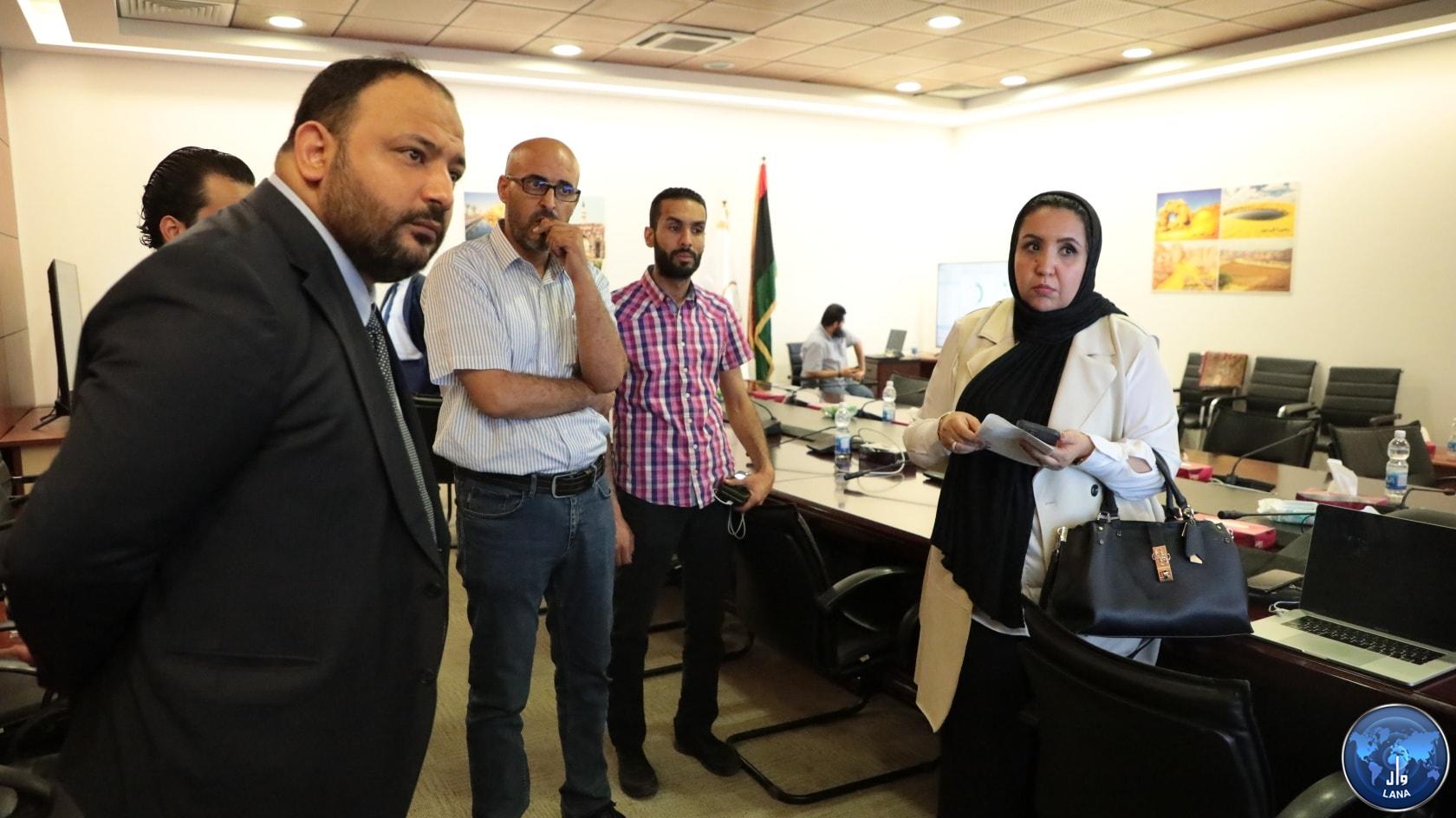 وكالة الأنباء الليبية وزير الشباب بحكومة الوحدة يتابع سير العملية