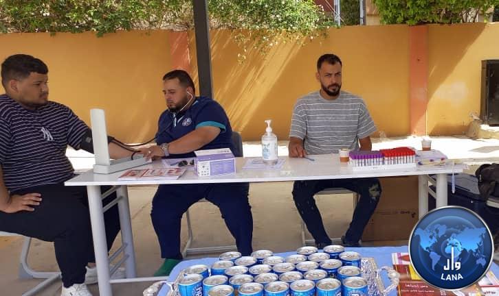 وكالة الأنباء الليبية وال تتابع إطلاق حملة للتبرع بالدم ببنغازي