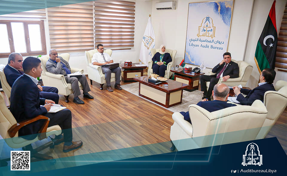 وكالة الأنباء الليبية رئيس ديوان المحاسبة ووزيرة الشؤون الاجتماعية