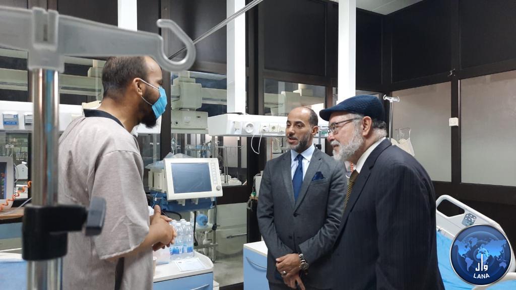 وكالة الأنباء الليبية وكيل وزارة الصحة لشؤون المراكز الطبية يزور الهيئة