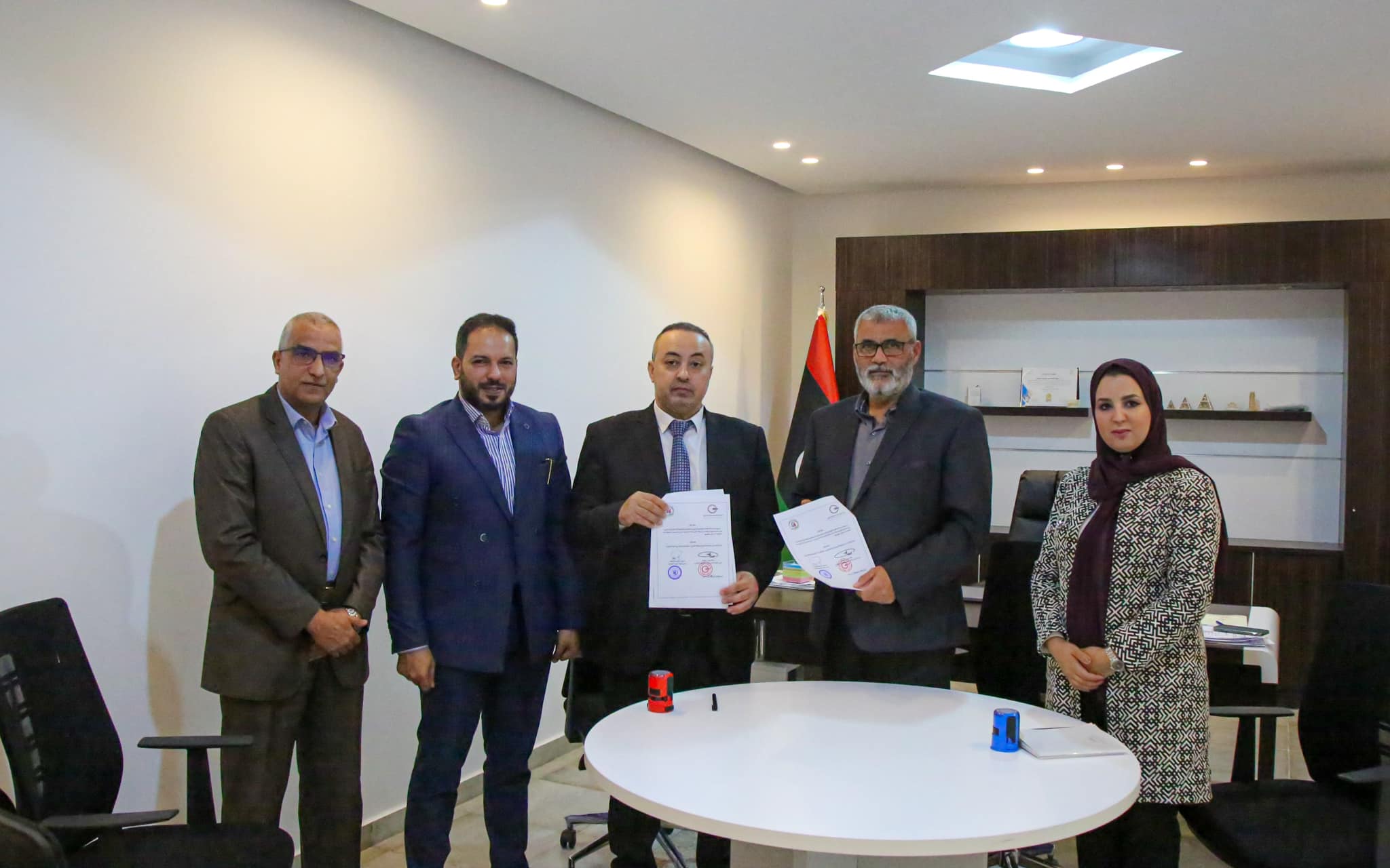 وكالة الأنباء الليبية توقيع مذكرة تعاون بين الهيئة العامة لرصد