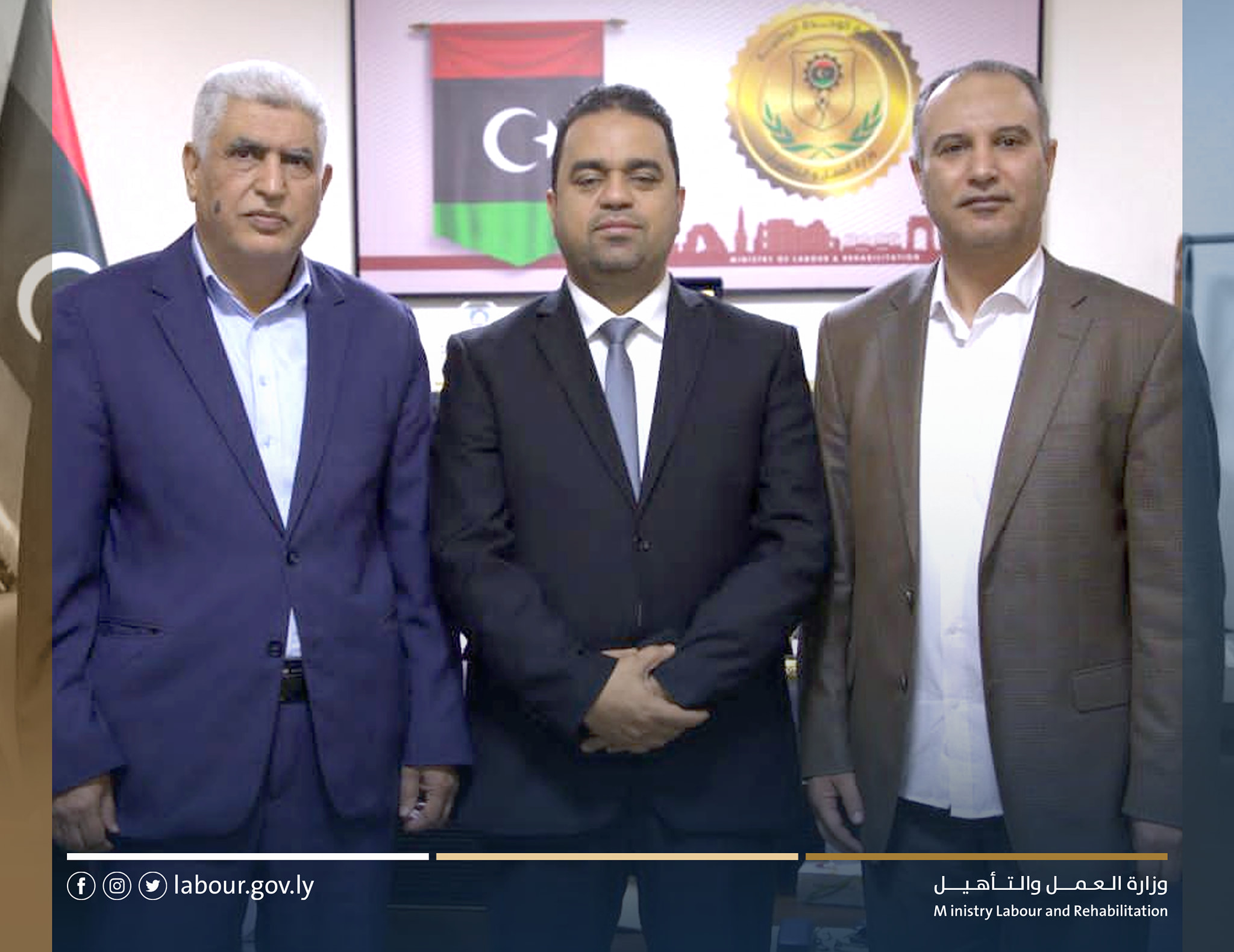 وكالة الأنباء الليبية وزارة الإسكان والتعمير تتابع سير العمل