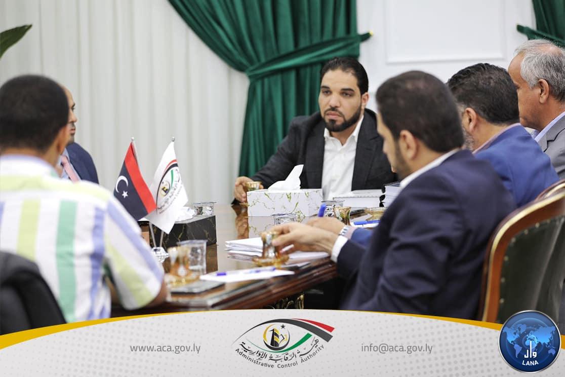 وكالة الأنباء الليبية الرقابة الإدارية تتابع المخالفات الواردة بتقرير