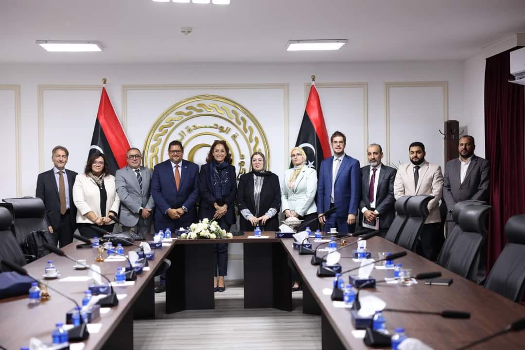 وكالة الأنباء الليبية بحث افاق التعاون بين وزيرة الدولة لشؤون المرأة