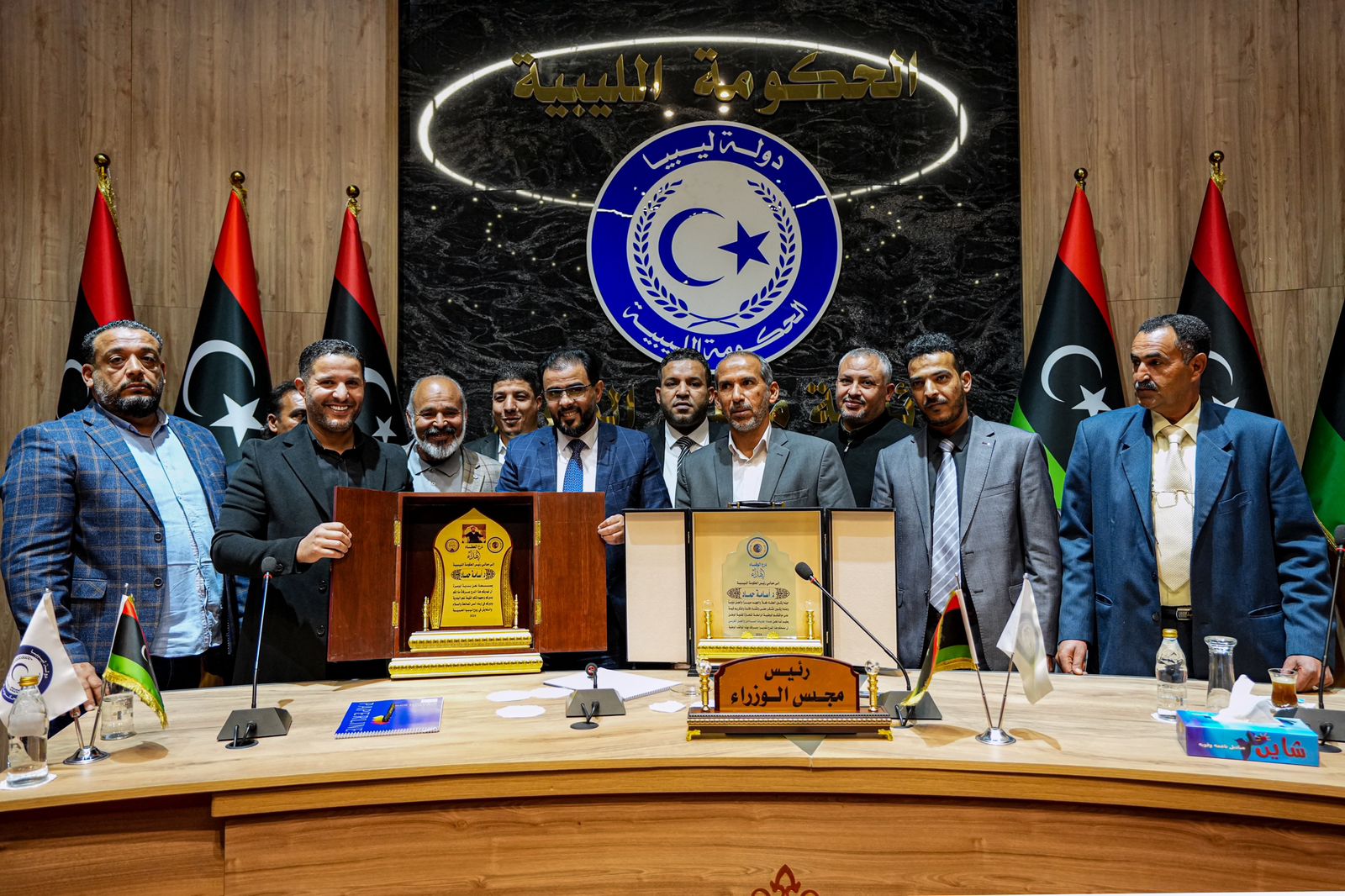 وكالة الأنباء الليبية حماد يلتقي عمداء أكثر من 20 بلدية من بلديات